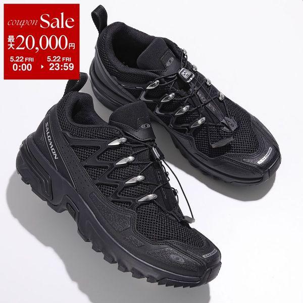 SALOMON サロモン スニーカー ACS + OG L47766600 レディース ローカット メッシュ シューズ 靴 BLACK-BLACK-FTW-SILVER  /【2025年