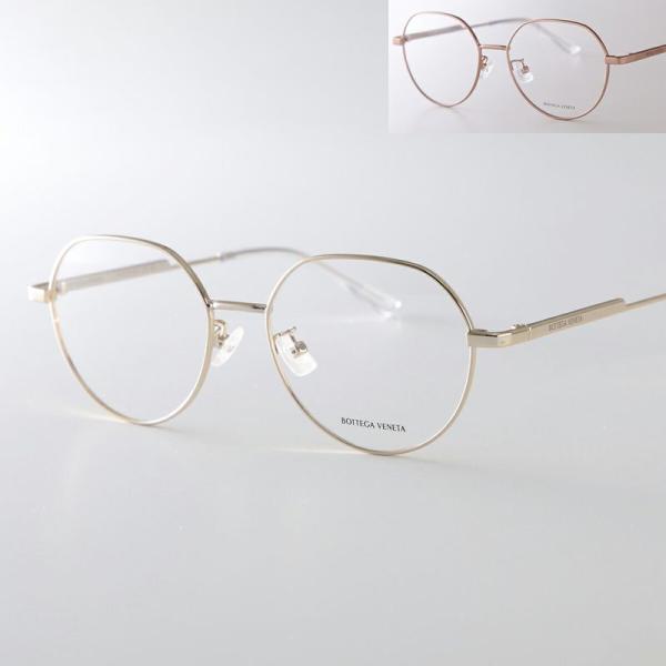 BOTTEGA VENETA ボッテガヴェネタ メガネ BV1076OA レディース ボストン型 メタルフレーム 細フレーム フルリム クリングスタイプ ロゴ アイウェア カラー2色 レンズ幅 54 めがね 眼鏡 伊達メガネ /