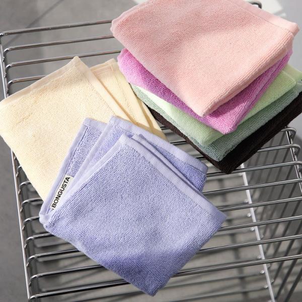 BONGUSTA ボングスタ ハンドタオル NARAM WASH CLOTH ナラム ウォッシュ クロス レディース 無地 ロゴ 30×30 カラー8色 /【2025年春夏新作】【dc_kikaku】