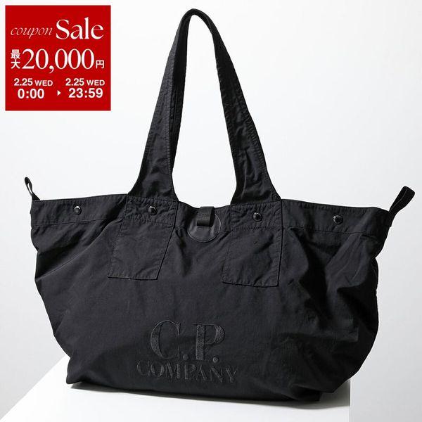 C.P.COMPANY シーピーカンパニー トートバッグ TWILL LEFT HAND LOGO BAG 18CMAC054A 110305G メンズ トラベルバッグ ナイロン 撥水 ロゴ 刺繍 鞄 999 18CMAC054A11030...