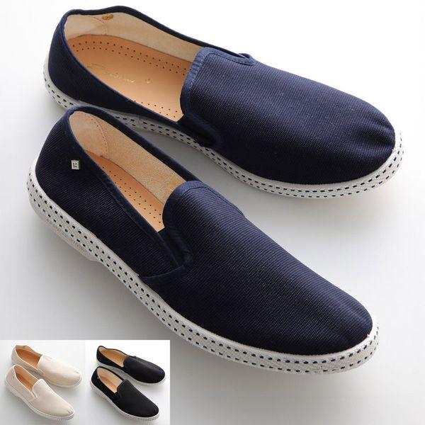 RIVIERAS リビエラ スリッポン CLASSIC 10° TOILE CANVAS RIV10 メンズ エスパドリーユ キャンバス ラバーソール メタルロゴ シューズ 靴 カラー3色 リヴィエラ ジュートミッドソール /【2025年春...