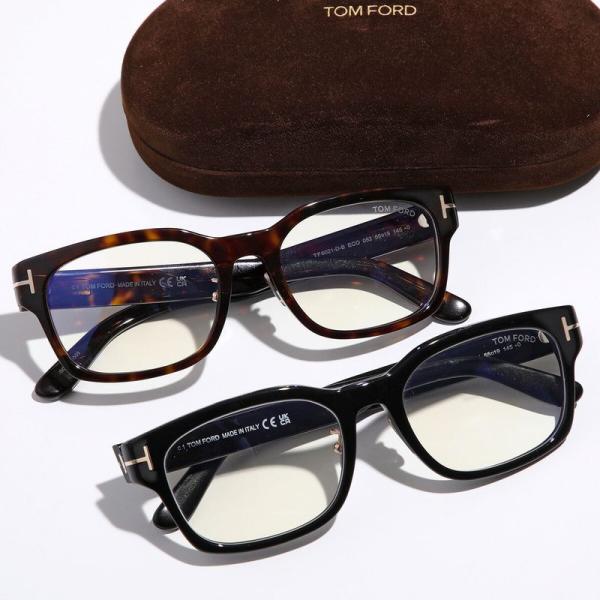 TOM FORD トムフォード メガネ TF6021-D-B FT6021-D-B レディース ウェリントン型 アジアンフィット ブルーライトカット クリングスタイプ 【日本企画】 レンズ幅 55 セルフレーム フルリム 眼鏡 めがね 伊達...