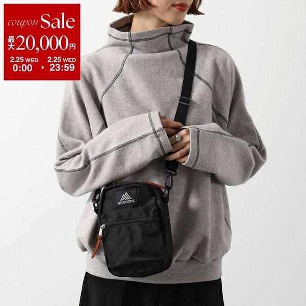 GREGORY グレゴリー ショルダーバッグ EASY POCKET イージーポケット 148184 1041 レディース ナイロン ポシェット ポーチ 2L ロゴ 鞄 BLACK /