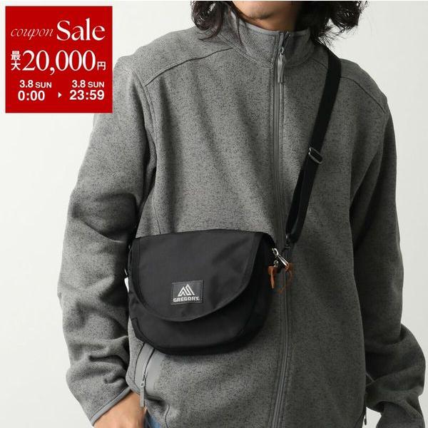 GREGORY グレゴリー ショルダーバッグ LAUGHING SHOULDER ラフィンショルダー 138625 1041 メンズ ナイロン 2.5L フラップ ロゴ ミニバッグ 鞄 BLACK ポシェット ポーチ/【dc_kikaku】