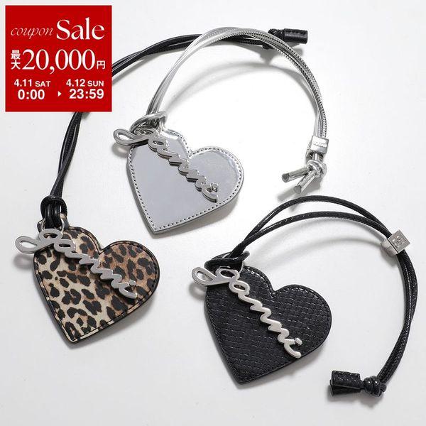 GANNI ガニー バッグチャーム Bou Heart  Mirror Print A6914 A7116 A7118 レディース キーホルダー ミラー ハート型 ロゴ カラー3色　 /【2025年秋冬新作】【cp_fifte】