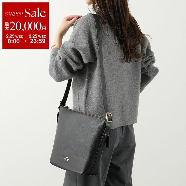 COACH コーチ ショルダーバッグ VAL DUFFLE ヴァル ダッフル C2818 レディース レザー クロスボディ ロゴ 鞄 IM/BLACK /