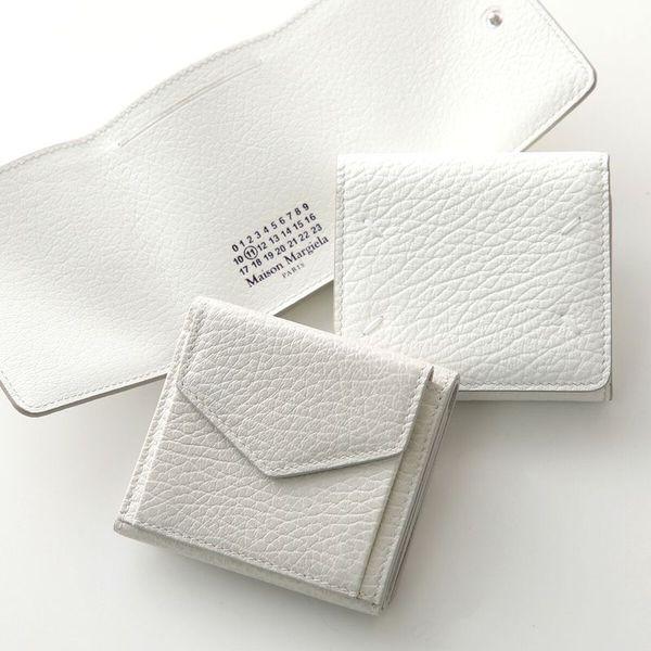 MAISON MARGIELA メゾンマルジェラ 三つ折り財布 S56UI0150 P0399 レディース レザー 4ステッチ ナンバリングロゴ ミニ財布 カラー2色 S56UI0150P0399T2003 S56UI0150P0399T1...