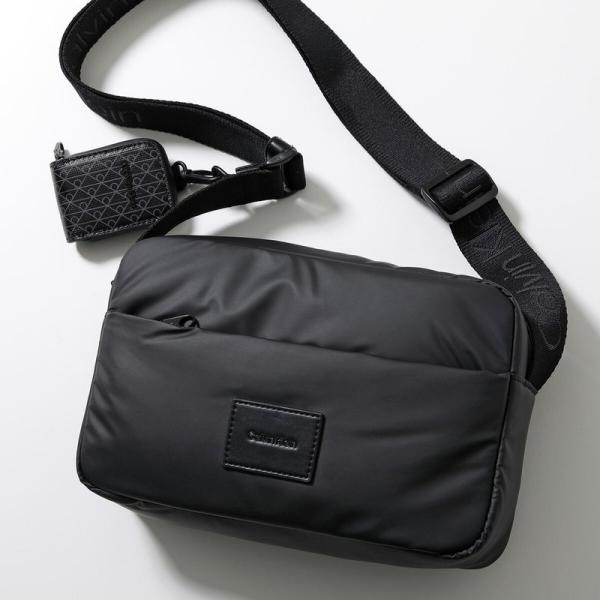 Calvin Klein カルバンクライン ショルダーバッグ PUFFER UTILITY CAMERA BAG LV04D3199G メンズ コインポケット付き ロゴ 鞄 UB1/Black クロスボディ カメラバッグ/【2026年春夏新作】
