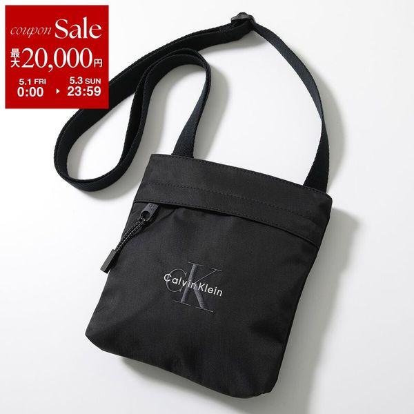 Calvin Klein カルバンクライン ショルダーバッグ BOLD FLATPACK LV04D3178G メンズ ナイロン クロスボディ ロゴ刺? 鞄 UB1/Black /【2026年春夏新作】