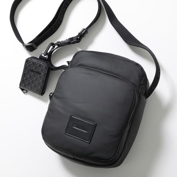 Calvin Klein カルバンクライン ショルダーバッグ PUFFER UTILITY REPORTER LV04D3200G メンズ コインポケット付き ロゴ 鞄 UB1/Black パファー ユーティリティ レポーター クロスボディ...