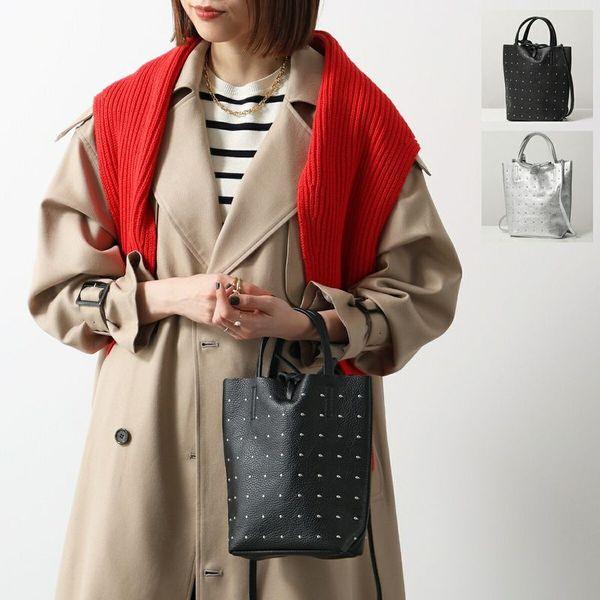 MILLELA FIRENZE ミレッラフィレンツェ ミニトートバッグ 10210658 レディース スタッズ ショルダーバッグ ハンドバッグ ポーチ付き 鞄 カラー2色 /【2026年春夏新作】
