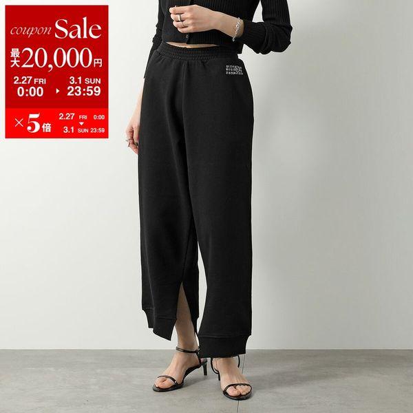 MM6 KIDS エムエムシックス メゾンマルジェラ キッズ スウェットパンツ M61000 MM02X レディース ガールズ コットン スリット ナンバリングロゴ M6900 【大人もOK】女の子 M61000MM02XM6900/【20...