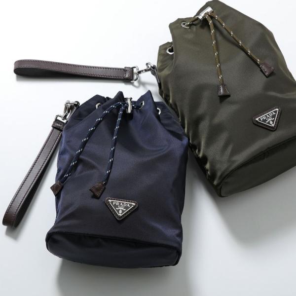 PRADA プラダ ポーチ SPEEDROCK スピードロック 2NE067 2HE1 メンズ Re-Nylon リナイロン リストレット付き トライアングルロゴ クラッチバッグ 鞄 カラー3色 2NE067_2HE1_F0007 ドロース...