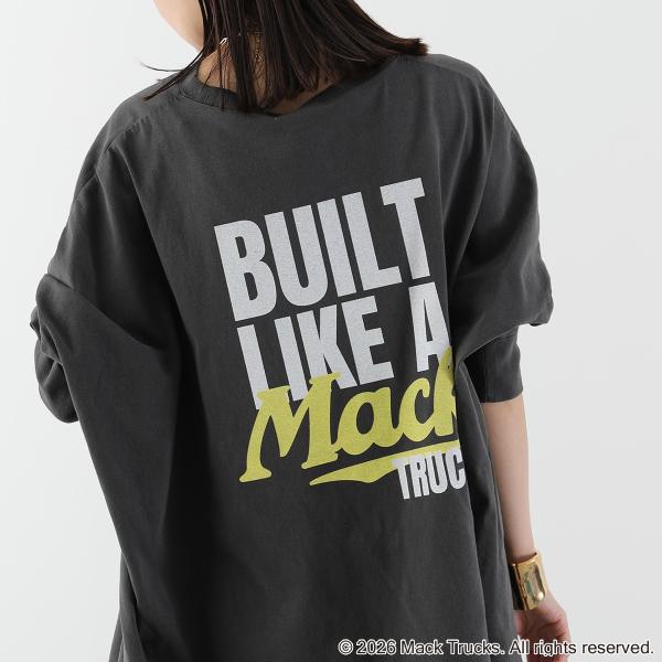 GOODROCKSPEED グッドロックスピード 長袖 Tシャツ MACK TRUCKS Big LS shirts マック・トラックス 26MTK003W レディース ビッグシルエット ロンT カットソー チャコールグレー /【2026年...