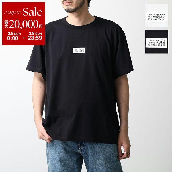 MM6 エムエムシックス メゾンマルジェラ Tシャツ SH0GC0032 M20170 メンズ 半袖 カットソー ナンバリングロゴ ロゴT クルーネック カラー2色 丸首 コットン SH0GC0032M20170101 SH0GC0032M...