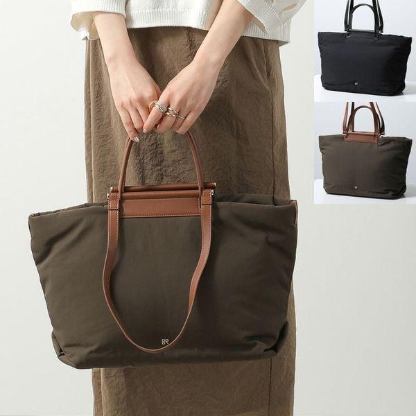 story. ストーリー トートバッグ 3A-1842 レディース 撥水加工 ポリエステル ハンドバッグ マザーズバッグ メタルロゴ 2WAY 鞄 カラー2色 PL DOUBLE HANDLE TOTE L はっ水/【2026年春夏新作】