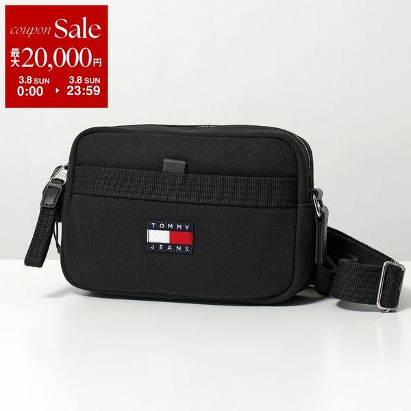 TOMMY JEANS トミー ジーンズ ショルダーバッグ COLLEGIATE SUMMER CAMERA BAG カリージアト サマー カメラバッグ AM0AM13395 メンズ 鞄 BDS クロスボディ キャンバス ロゴ刺繍パッチ/【...