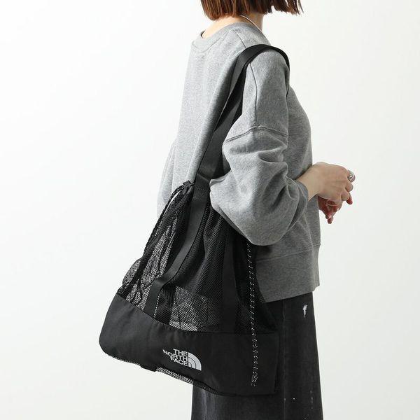 THE NORTH FACE ザノースフェイス トートバッグ ホワイトレーベル WL Mesh Bag メッシュ NN2PQ17J レディース 巾着 ロゴ 鞄 BLK/Black /