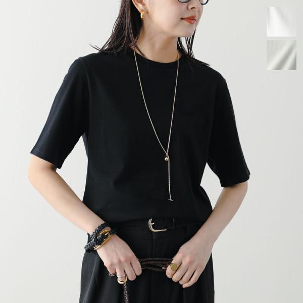 LIFiLL リフィル Tシャツ COTTONY COMPACT TEE LF079-01 レディース 半袖 カットソー コットン クルーネック 無地 カラー3色 丸首/【2026年春夏新作】