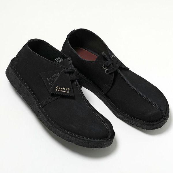Clarks クラークス チャッカブーツ DESERT TREK デザートトレック 26155486 メンズ スエード クレープソール シューズ 靴 BLACK スエード ブーツ センターシーム/