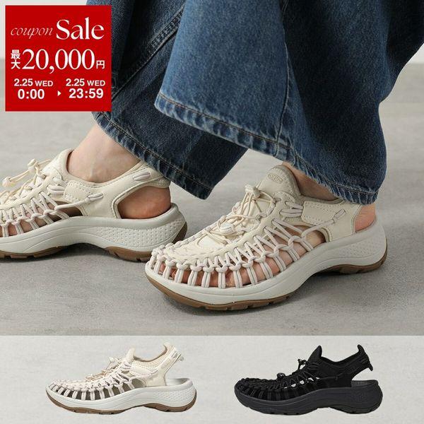 KEEN キーン サンダル UNEEK ASTORIA ユニーク アストリア 1027291 1027292 レディース スニーカー 厚底 4cm シューズ 靴 カラー2色  /