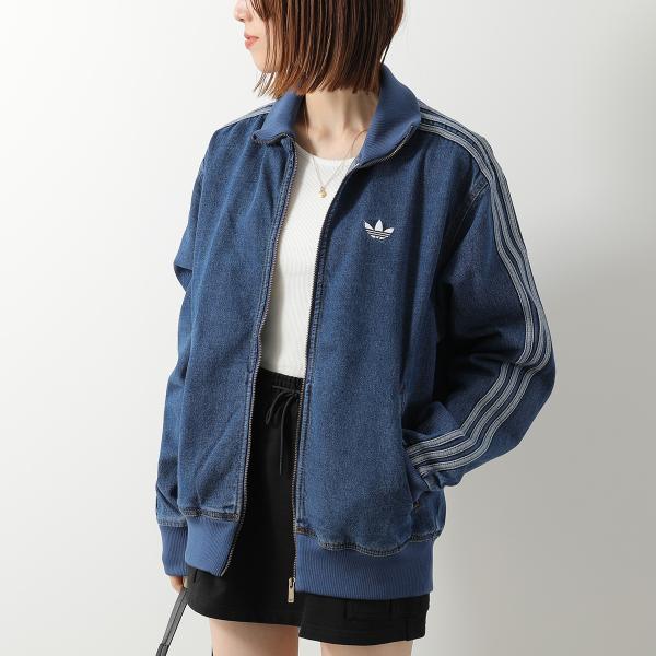 adidas Originals アディダスオリジナルス デニムジャケット ADICOLOR DENIM FIREBIRD TRACK TOP ファイヤーバード トラックトップ KD1517 レディース セットアップ可能 MEDVIN ジー...