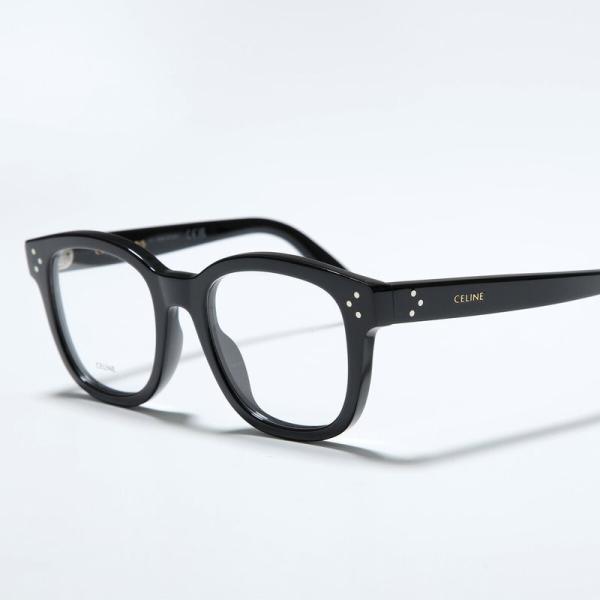 CELINE セリーヌ メガネ CL50098I メンズ ウェリントン型 セルフレーム フルリム めがね 眼鏡 ロゴ アイウェア 伊達メガネ 黒縁メガネ 001 レンズ幅 50/【2025年秋冬新作】【dc_kikaku】