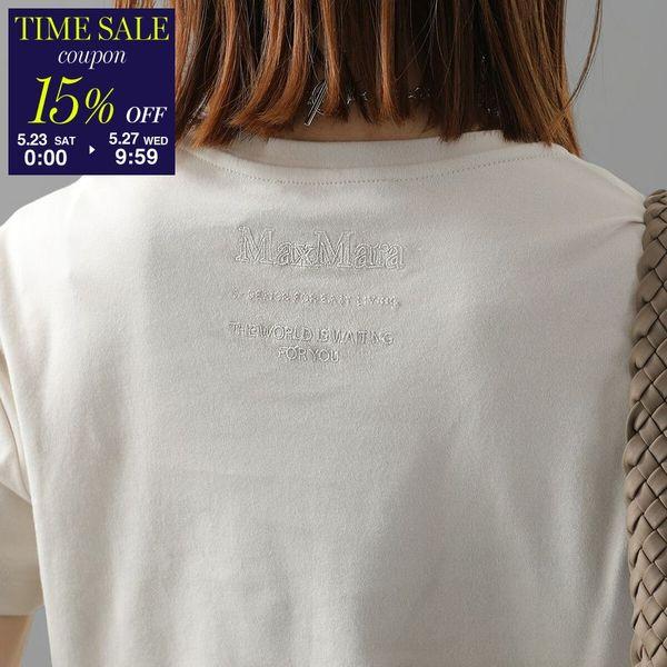 S MAX MARA エスマックスマーラ Tシャツ BELLA ベッラ レディース 半袖 カットソー コットン クルーネック ロゴ刺繍 012 SMMBELLA 丸首/【2026年春夏新作】【cp_fifte】
