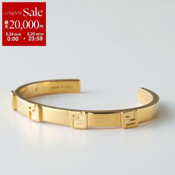 FENDI フェンディ バングル FOREVER フォーエバー 8AK896 B08 レディース アクセサリー ブレスレット FFロゴ F0CFK/SOFT-GOLD 8AK896B08F0CFK /【2026年春夏新作】【dc_kikaku】