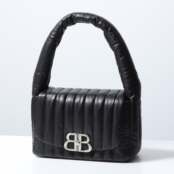 BALENCIAGA バレンシアガ ハンドバッグ MONACO SLING BAG モナコ 787896 2AA7Z レディース レザー BB icon ロゴ 鞄 1000/BLACK 7878962AA7Z1000 ショルダーバッグ キル...