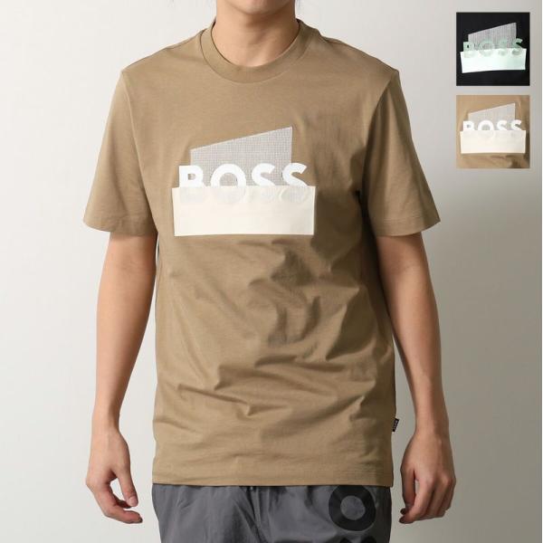 HUGO BOSS ヒューゴボス Tシャツ C-Thompson 250 50555799 メンズ ロゴ プリント コットン 半袖 カラー2色 /【2026年春夏新作】【dc_kikaku】