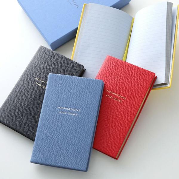 SMYTHSON スマイソン ノートブック P/G PMA INSPIRATIONS AND IDEAS レディース メンズ メモ帳 手帳 ダイアリー カラー4色 ユニセックス レザー ロゴ 1204751 1204753 1204754 ...