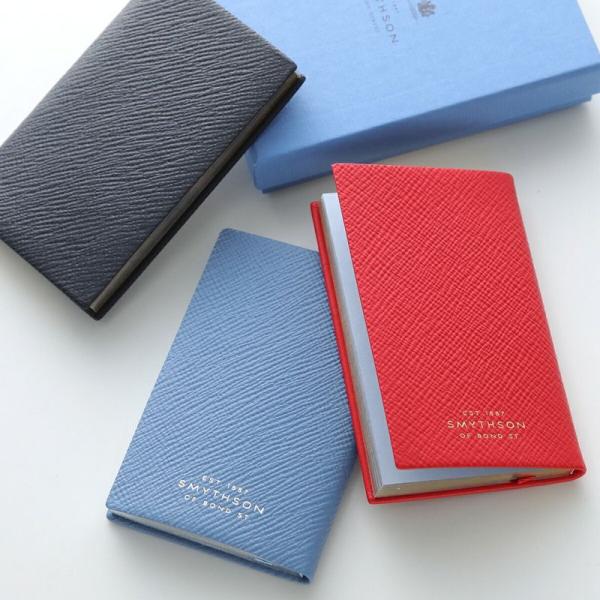 SMYTHSON スマイソン ノートブック P/G WFR NOTEBOOK FR レディース メンズ メモ帳 ダイアリー レザー ロゴ カラー3色 ユニセックス/【2026年春夏新作】