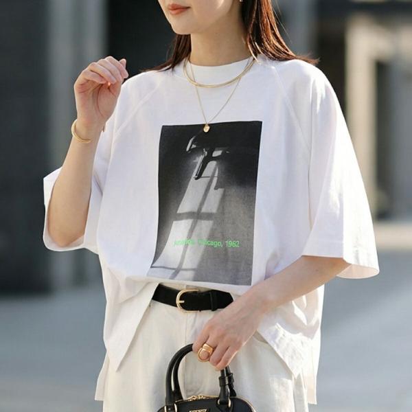 Munich ミューニック Tシャツ MN261U22 レディース コットン フォトプリント カットソー 半袖 wht /【2026年春夏新作】