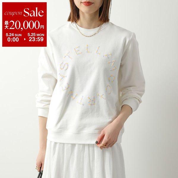 STELLA McCARTNEY KIDS ステラマッカートニー キッズ トレーナー TY4C10 Z3409 レディース ガールズ スウェット コットン ロゴ 101 【大人もOK】女の子 スエット クルーネック 丸首 TY4C10Z34...