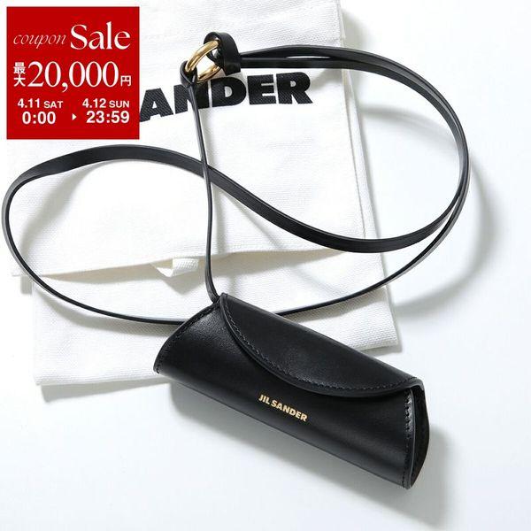 JIL SANDER ジルサンダー リップスティックケース CANNOLO カンノーロ J07VL0038 P4840 レディース メンズ レザー ストラップ付き ロゴ 001/BLACK J07VL0038P4840001 LIPSTIC...