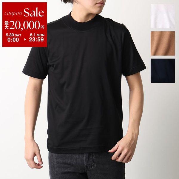 GRAN SASSO グランサッソ 半袖 Tシャツ 60142 74018 メンズ マーセライズ コットン モックネック カットソー カラー4色 丸首/【2026年春夏新作】