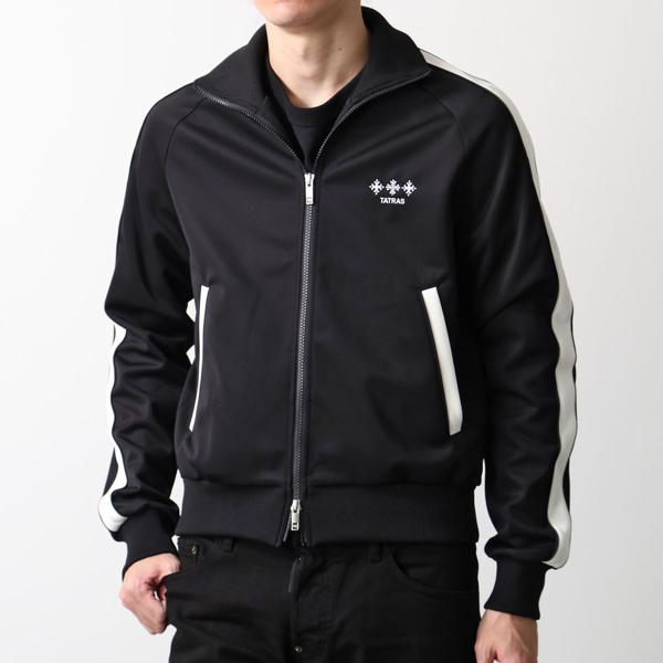 TATRAS タトラス トラックジャケット LEIS レイス MCKZ0589063588 メンズ ダンボールニット 長袖 スタンドカラー ロゴ刺繍 BLACK /【2026年春夏新作】