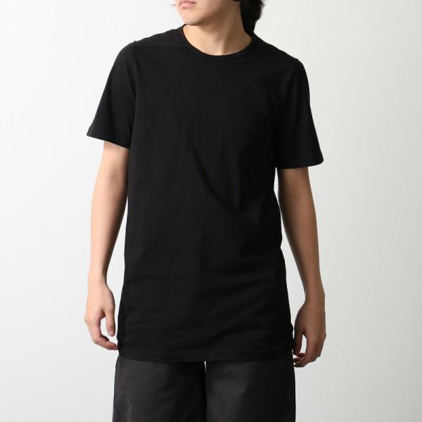 Rick Owens DRKSHDW リックオウエンス ダークシャドウ Tシャツ LEVEL T レベル DU01F4250 RNP メンズ 半袖 カットソー クルーネック 09/BLACK コットン 丸首/【2026年春夏新作】