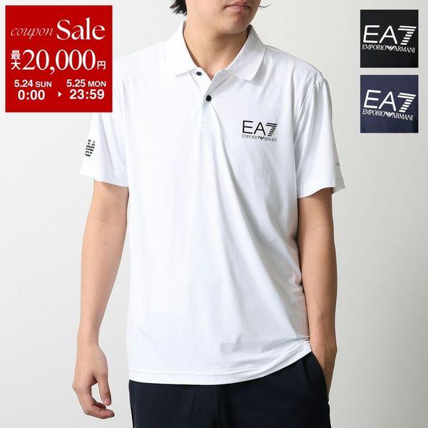 EA7 EMPORIO ARMANI エアセッテ エンポリオアルマーニ ポロシャツ 8NPF23 PJEMZ メンズ VENTUS7 半袖 ストレッチ ロゴ カラー3色 8NPF23PJEMZ1100 8NPF23PJEMZ1200 8NP...