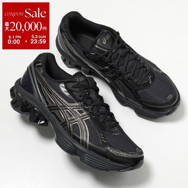ASICS アシックス スニーカー GEL-KINETIC FLUENT ゲルキネティック フルーエント 1203A591-003 メンズ ローカット レースアップ 厚底 3.5cm シューズ 靴 003/BLACK/GRAPHITE-GR...