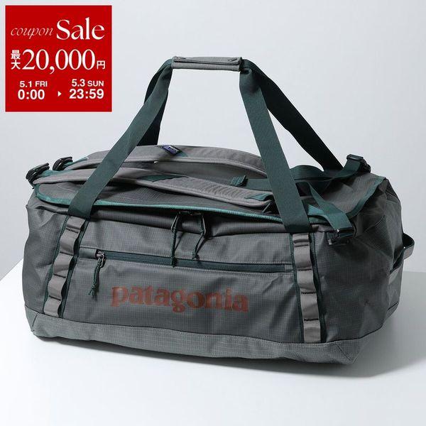 patagonia パタゴニア ボストンバッグ BLACK HOLE DUFFEL 55L ブラックホール ダッフル 49343 メンズ  バックパック ロゴ 鞄 NGRY/NOBLE-GREY ダッフルバッグ リュック 収納ポケット トラ...