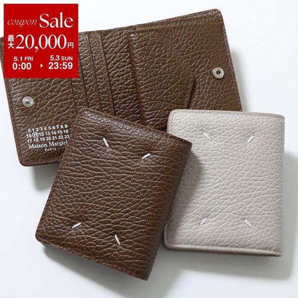 MAISON MARGIELA メゾンマルジェラ 二つ折り財布 S56UI0140 P4455 レディース レザー ミニ財布 4ステッチ S56UI0140P4455T2181 S56UI0140P4455T8039 二つ折りウォレット/【...