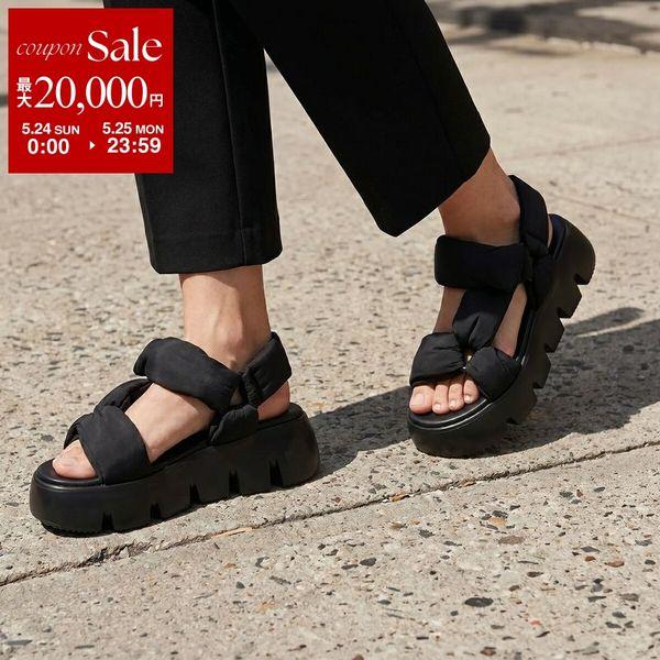 STEVE MADDEN スティーブマデン クッションベルトサンダル BONKERS レディース 厚底 5cm シューズ 靴 BLACK /【2026年春夏新作】【dc_kikaku】