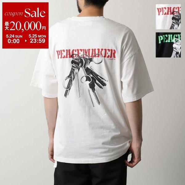 OAMC Peacemaker オーエーエムシー ピースメイカー Tシャツ Oversize Tee  Keys Print PCM3OT02LJE002 メンズ レディース 半袖 カットソー オーバーサイズ ユニセックス コットン クルー...