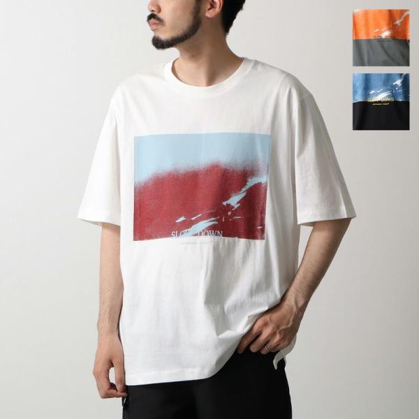 OAMC Peacemaker オーエーエムシー ピースメイカー Tシャツ Regular Tee  Slow Down Print PCM3OT01CJE001 メンズ レディース 半袖 カットソー ユニセックス コットン クルーネック ...