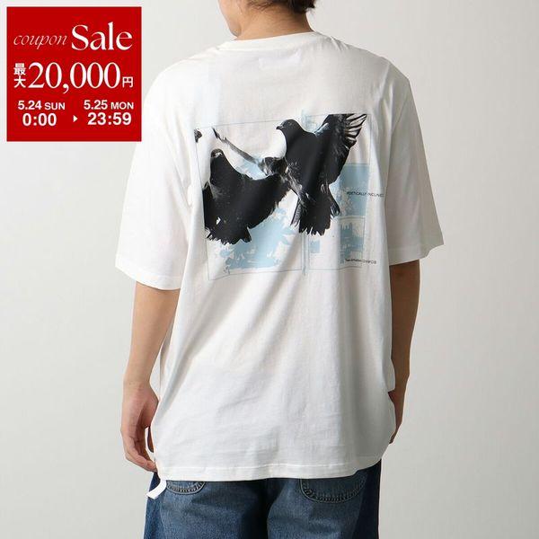 OAMC Peacemaker オーエーエムシー ピースメイカー Tシャツ Regular Tee  Birds Print PCM3OT01BJE001 メンズ 半袖 カットソー 001/WHITE コットン クルーネック 丸首/【202...
