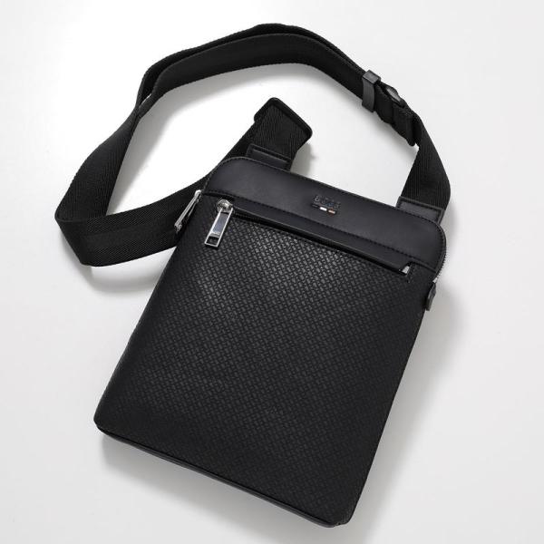 HUGO BOSS ヒューゴボス ショルダーバッグ Ray MP Envelope 50563089 メンズ クロスボディ エンボスロゴ 鞄 001 /【2026年春夏新作】