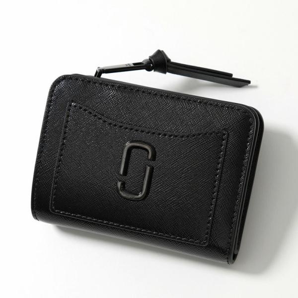 MARC JACOBS マークジェイコブス 二つ折り財布 Snapshot スナップショット 2F3SMP051S07 レディース レザー ミニ財布 L字ファスナー 001/BLACK【保存袋B】 ザ DTM ユーティリティ スナップショッ...