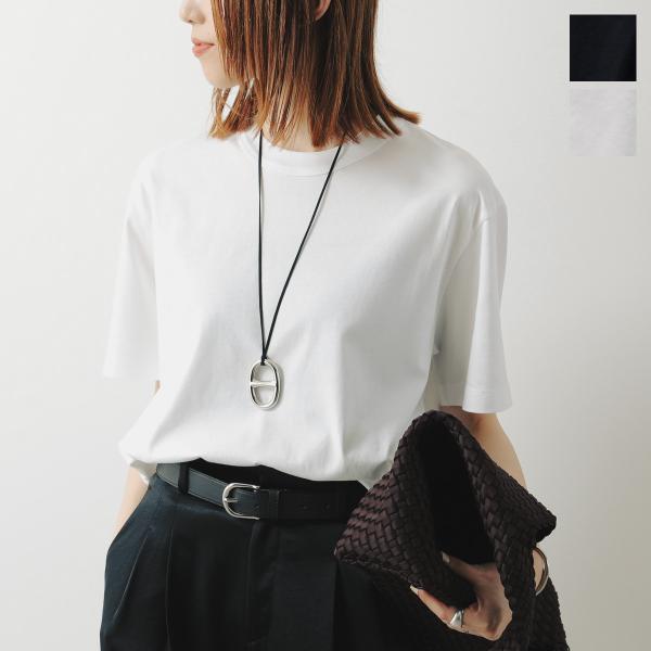 TEKLA テクラ Tシャツ Sleeping T-Shirt TSH レディース 半袖 カットソー 無地 オーガニックコットン クルーネック ロゴタグ 丸首/